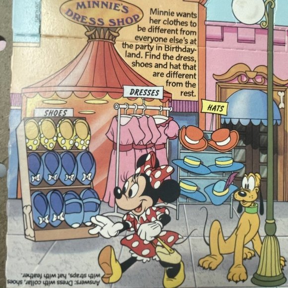 Disney | Toys | Vtg 988 Mcdonalds Happy Meal Box Disney Mickeys ...